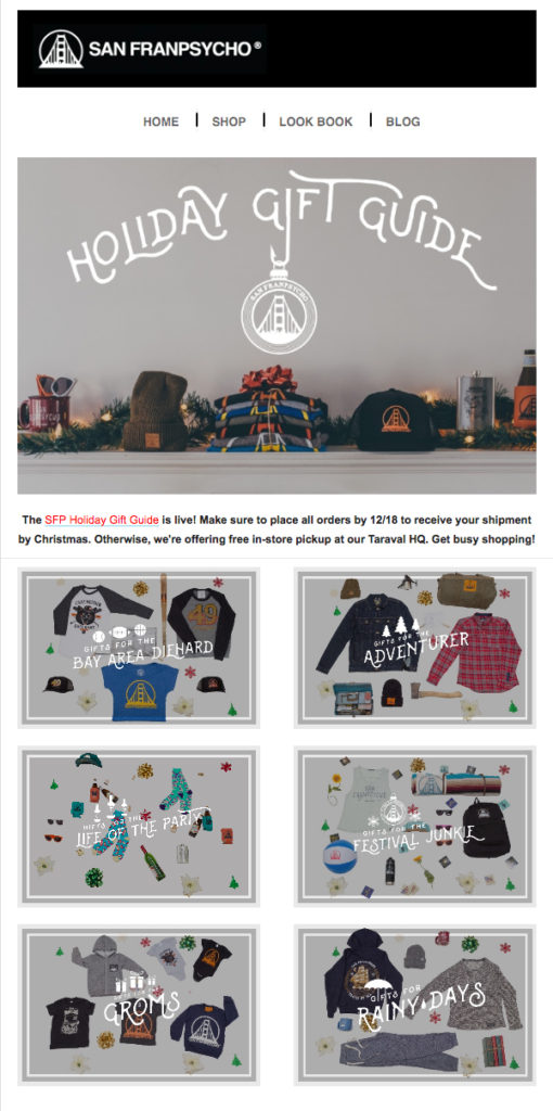 Create an online gift guide that delivers | VerticalResponse