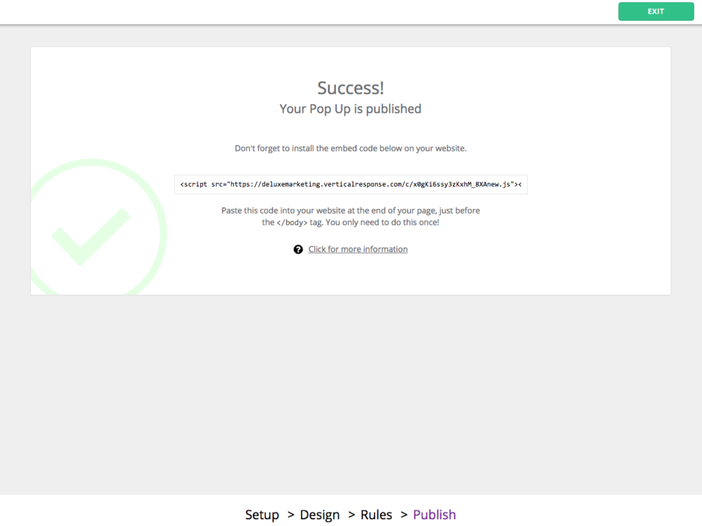 How to create a pop-up form for your website | VerticalResponse