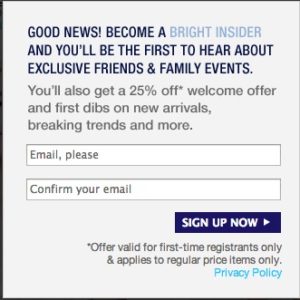 25 effective B2B, B2C and nonprofit sign-up forms | VerticalResponse